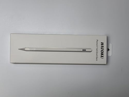 Pencil 2nd Generation Magnetic Wireless Charging: HATOKU Stylus Pen for iPad with Tilt Sensitvity Palm Rejection for iPad Air 3 4 5th M2 - iPad Mini 5 6th - iPad 6 7 8 9 10 Gen - iPad Pro 11 12.9 M4