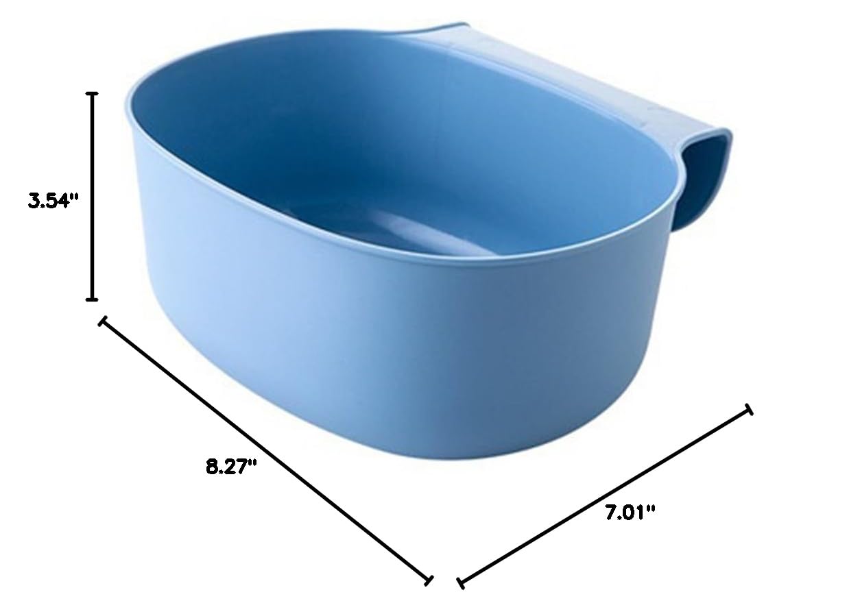 LFOEwpp7 Over The Cabinet Door Garbage Holder Wastebaskets Trash Rack Cupboard Storage Hanger Waste Bins Basket Hanging Trash Can Rubbish Rack Blue