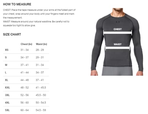 Under Armour mens Armour Heatgear Compression Sleeveless T-shirt , Black (001)/White , Large
