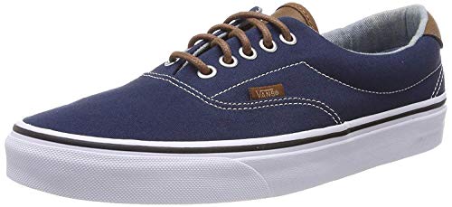 Vans Men's Low-Top Sneakers, Dress Blues/Acid Denim, 11.5 Women/10 Men