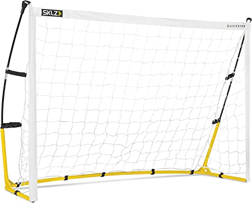 SKLZ Quickster Soccer Goal Portable Soccer Goal and Net, 12 x 6 Feet