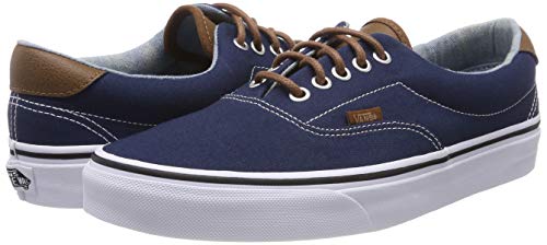Vans Men's Low-Top Sneakers, Dress Blues/Acid Denim, 11.5 Women/10 Men