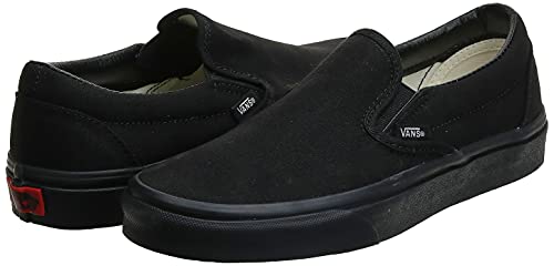 Vans Classic Skate Slip On Shoes, Black/black, 9 B(M) US Women / 7.5 D(M) US Men