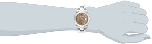 Salvatore Ferragamo Women's FF3060013 1898 Stainless Steel Mink Sunray Dial Date Watch