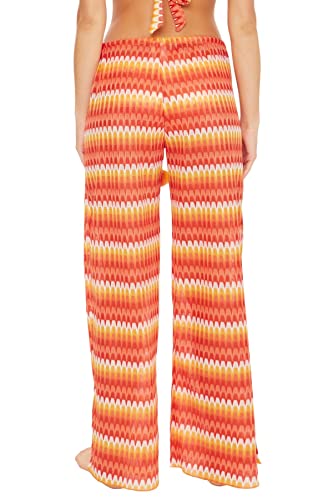Trina Turk Women's Standard Sunray Slit Pant, Multi, X-Small
