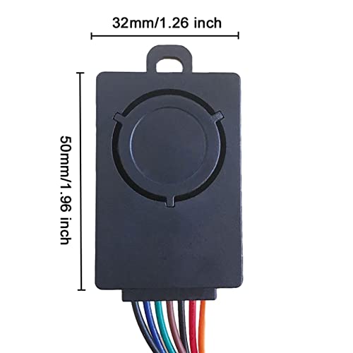 Bike Fender E-Bike Alarm System 48V 60V 72V with Two Switches for Electric Bicycle/Scooter/Motorcycle/Tricycle/Ebike/Brushless Controller Mud Guards (Color : 6P Connector)