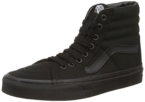 Vans Unisex SK8-Hi Canvas Black Sneaker - 11