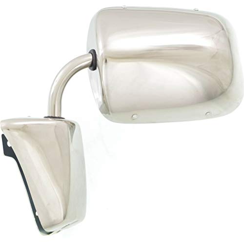 ORTUS UNI Stainless Steel Manual Mirrors LH & Pair Set Compatible with Truck 14502035