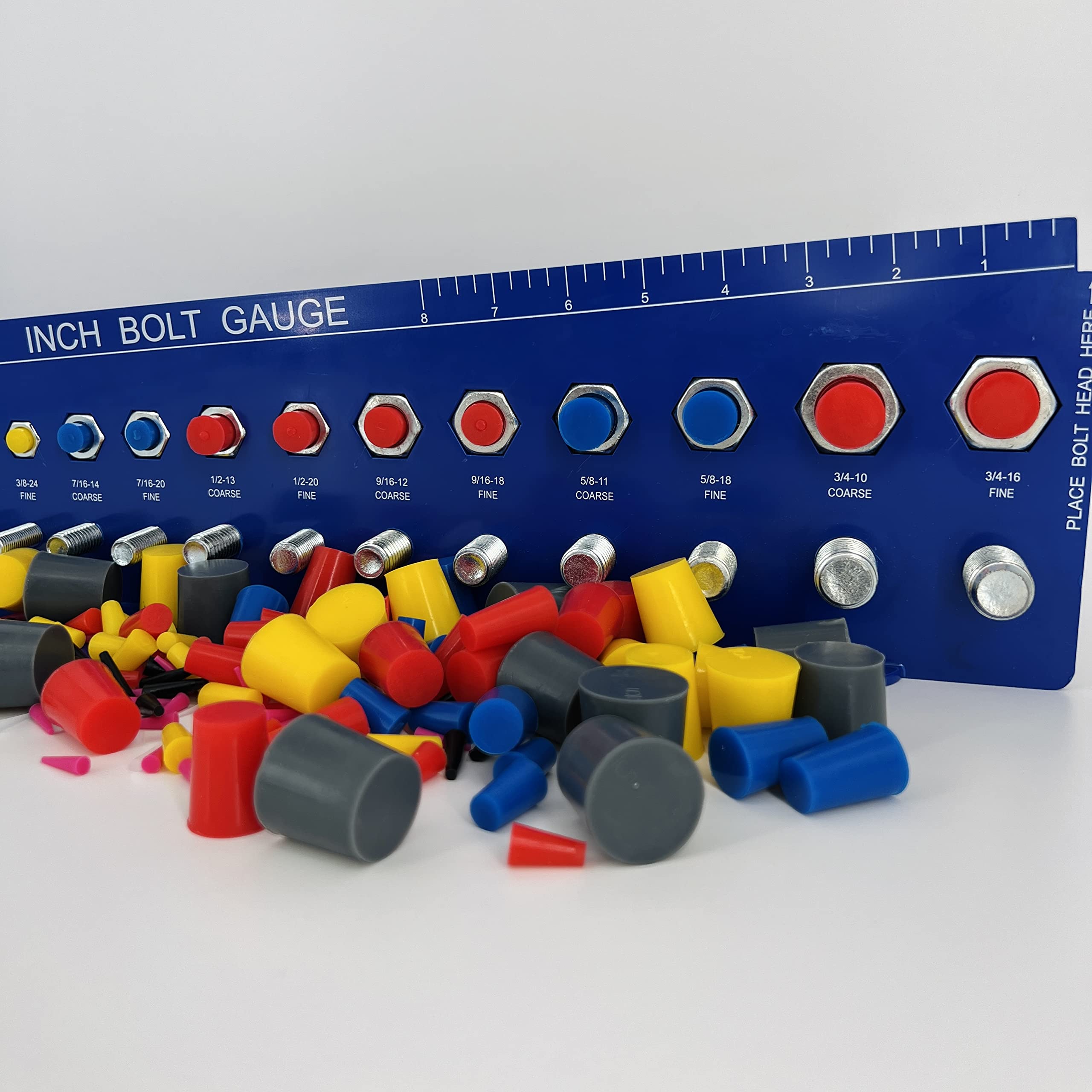 High Temp Masking Supply 235 Piece Silicone Rubber Plug Set - Sizes 1/32" to 1" - Tapered Stoppers for Powder Coating, Painting, Ceramic Coating, Sealing Holes - Non-Toxic, Flexible, Reusable