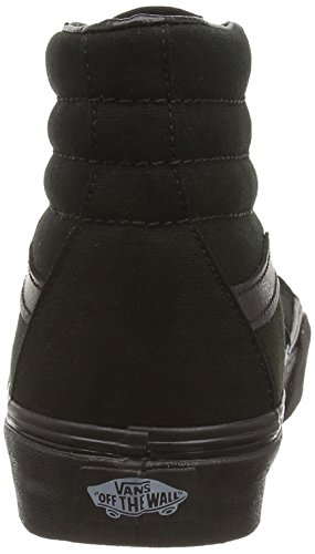 Vans Unisex SK8-Hi Canvas Black Sneaker - 11