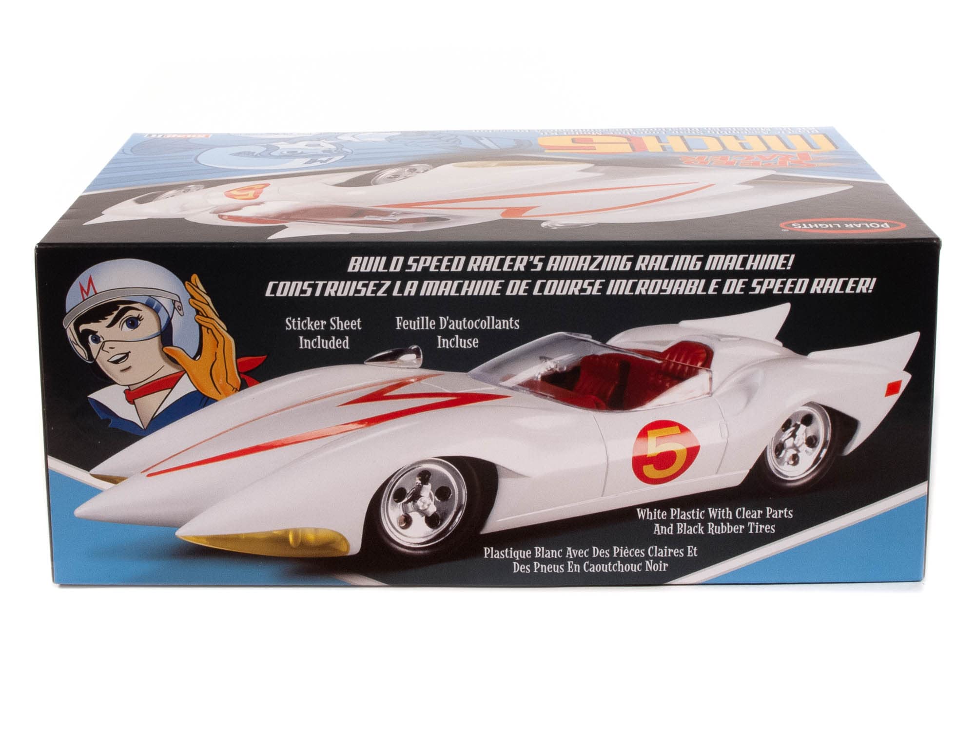 Polar Lights Speed Racer Mach V (Snap) 1:25 Scale Plastic Model Kit (POL981M)