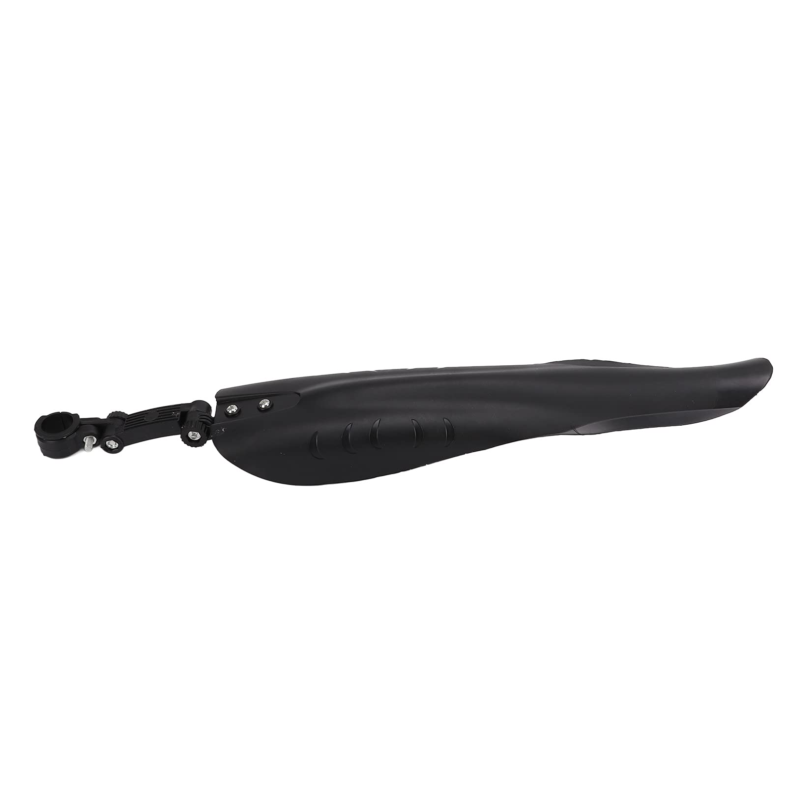 WNSC Bicycle Fenders, Adjustable Curved Design Front Rear Mudguard Easy Disassembly Installation Soft Durable Plastic Black for Mountain Bicycles for Road Bicycles