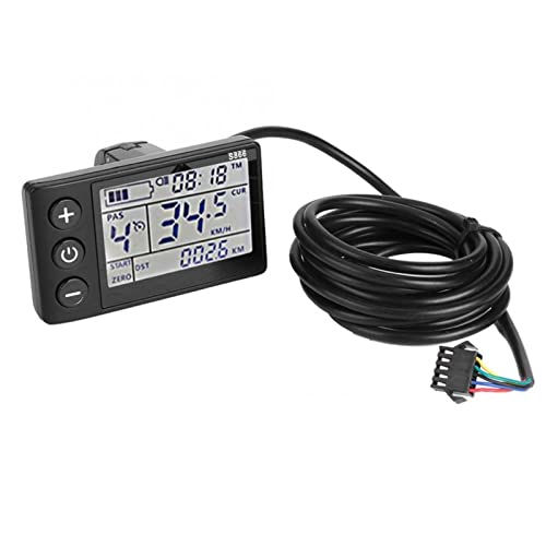 Bike Fender Electric Bicycle Waterproof LCD Display Panel E-Bike Electric Scooter LCD Screen for 24V 36V 48V 60V 450W Motor Controller Mud Guards