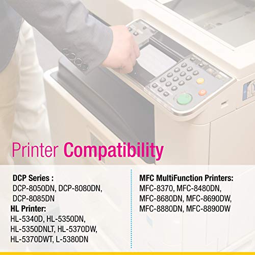 CS Compatible Toner Cartridge Replacement for Brother TN620 TN620 Black DCP-8050DN DCP-8080DN DCP-8085DN HL-5340D HL-5350DN HL-5350DNLT HL-5370DW Toner Cartridge Black