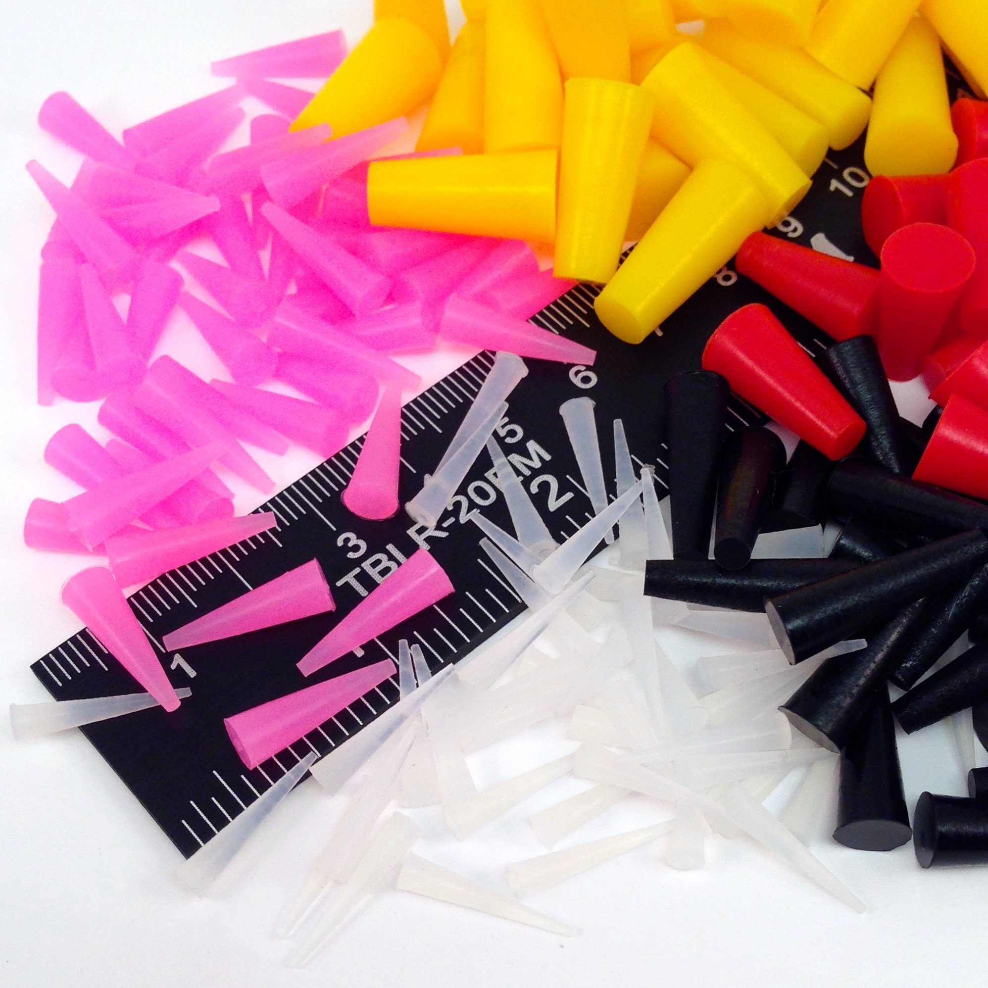175 Piece Powder Coating Plugs High Temp Silicone Rubber Tapered Stopper Kit