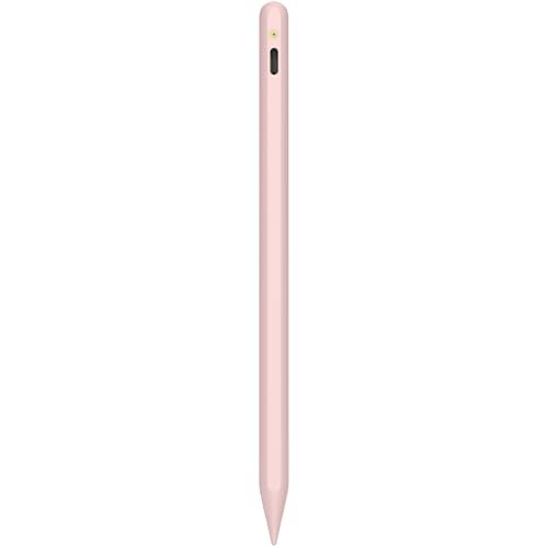 iPencil 2nd Generation, KIROSA Stylus Pen for iPad with Tilt Sensing & Palm Rejection, Pencil for iPad 9th/10th~6, iPad Mini 5/6, iPad Air 3~5, iPad Pro 11"/12.9" Pink