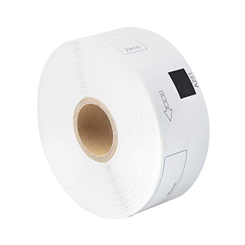 Aomya 4 Rolls DK-1201 Standard Address Shipping Label Compatible for BRO DK1201 29mm x 90mm (1-1/7" x 3-1/2") Die Cut 400 Labels with 4 Refillable Cartridge for QL Label Printer
