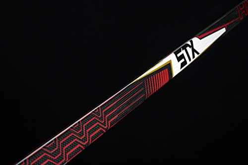 STX unisex adult X92 Ice Hockey Stick, Black/Red, Senior US