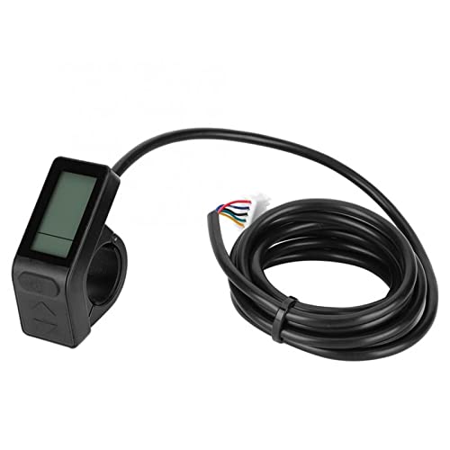 Bike Fender Electric Bicycle LCD Display Speed Battery Power Indicator KT LCD4 Dashboard for 24V 36V 48V E-Bike Scooter Mud Guards (Size : Waterproof Connector)