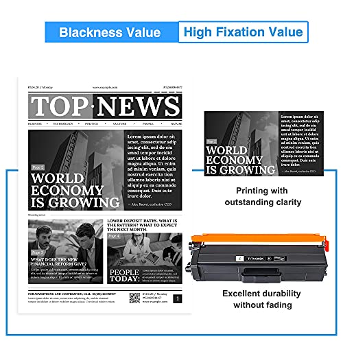 TRUE IMAGE Compatible Toner Cartridge Replacement for Brother TN-436 TN436 Toner HL-L8360CDW MFC-L8900CDW MFC-L9570CDW HL-L9310CDW HL-L8360CDWT Ink Printer (Black,1-Pack)
