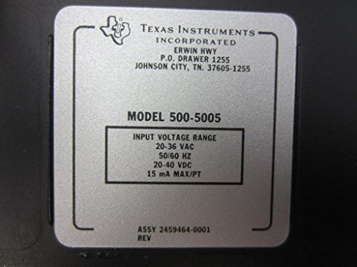 Texas Instruments 500-5005 Input Voltage Range 5005005