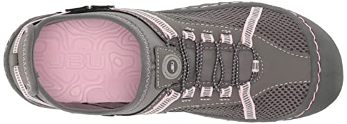 JBU by Jambu Women's Tahoe Water Ready Sneaker, Grey/Petal, 9.5