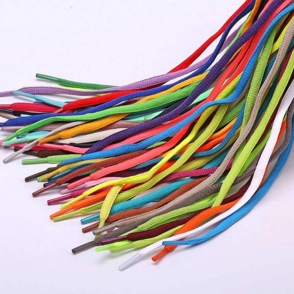 Chunney 20 pairs Athletic 45 Inch SHOELACES Sport Sneaker Boots Shoe Laces Strings (Oval)