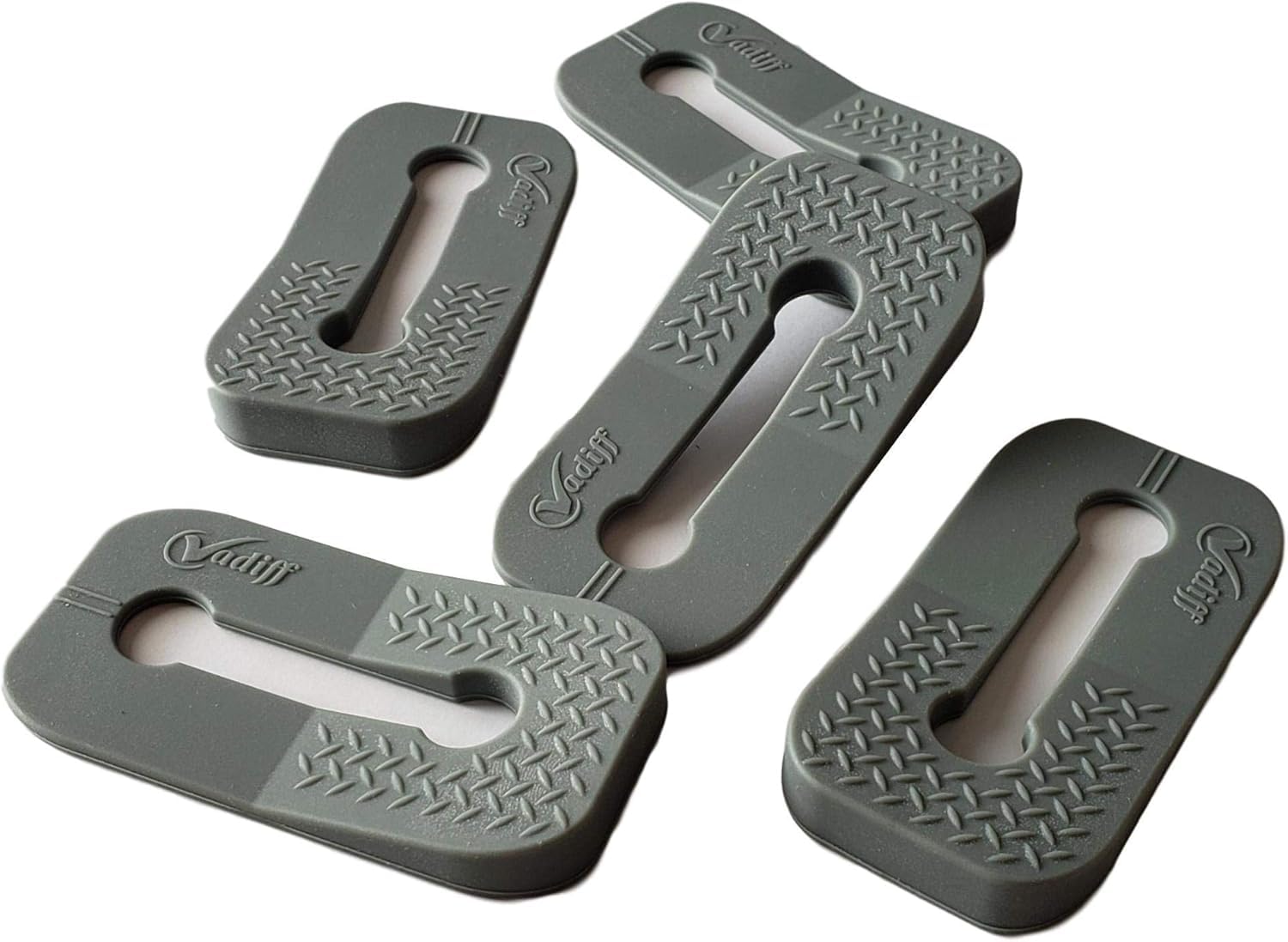 Vadiff Silicone Gas Stove Child Safety Knob Locks | Oven Knob Guard (5 Pk)(Gray)