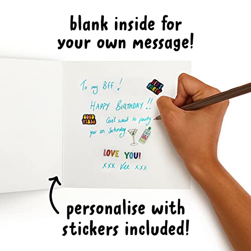 CENTRAL 23 - Funny Birthday Card - 'From The Superior Sibling' - For Him Her Men Women Brother Sister Siblings - Comes With Fun Stickers