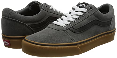 Vans Men's Low-top Trainers Sneaker, Suede Pewter Gum, 11.5