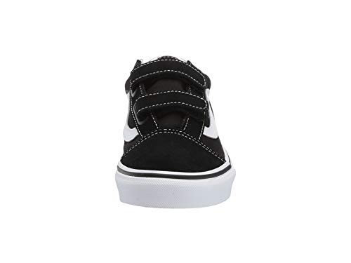 Vans Junior's Old Skool V, Black/True White, Size 7 Big Kid