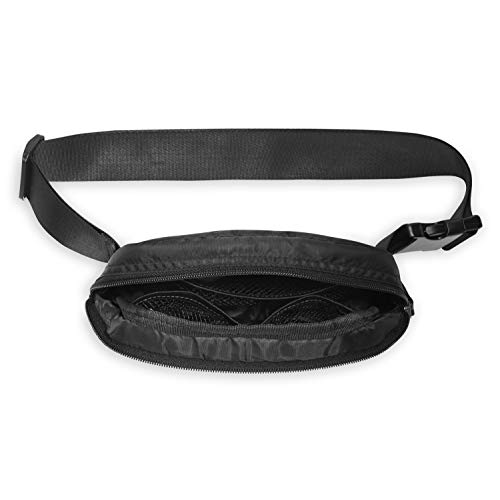 Gaiam Fanny Pack Running Belt Bag - Sidekick Waist Pack Cell Phone Holder Exercise Gym Slim Zipper Workout Pouch Jogging Bag | Multi Pocket, Adjustable Fit, Walking, Runner Accessories Women, Men