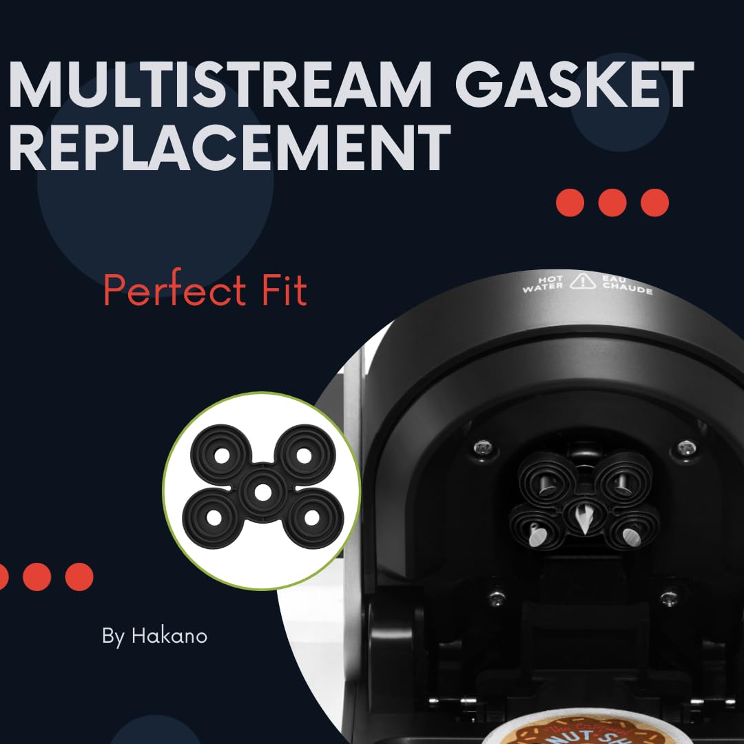 1 Pack Replacement Needle Seal Silicone Rubber Gasket For MultiStream Keurig Coffee Makers. Compatible With K Slim, K K-Supreme.