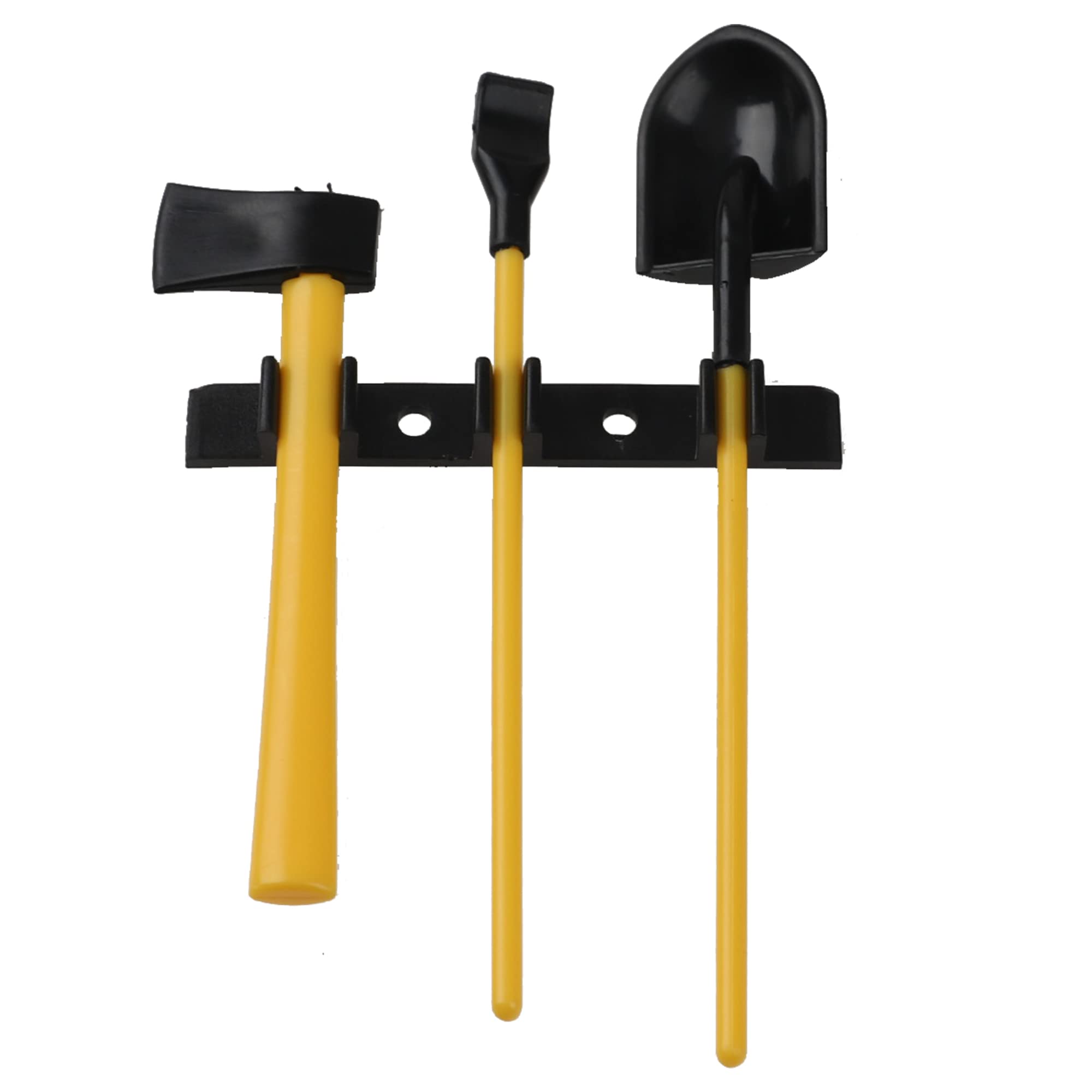 6PCS HIRCQOO 1/10 RC Decoration Accessories Tool Set Kit with Winch, Gas Can, Shovel, Jack, Pry Bar, Axe Compatible with Traxxas TRX-4 Tamiya CC01 Axial SCX10 D90 Redcat HSP 1/10 RC Crawler Truck