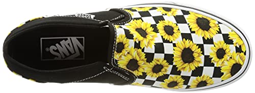 Vans Women's Low-Top Trainers Sneaker, Sunflower Checker Multi White, 8