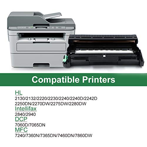 XZMHX DR420 DR-420 Replacement Drum Unit (Not Toner) Compatible for Brother HL-2280DW HL-2230 HL-2240 HL-2242D HL-2270DW MFC-7360N MFC-7860DW DCP-7060D DCP-7065DN Intellifax 2840 2940 (1 Pack)