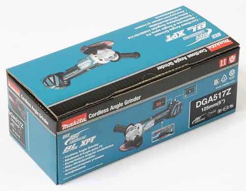 Makita DGA517Z 18V Li-Ion LXT Brushless 125mm Angle Grinder - Batteries and Charger Not Included