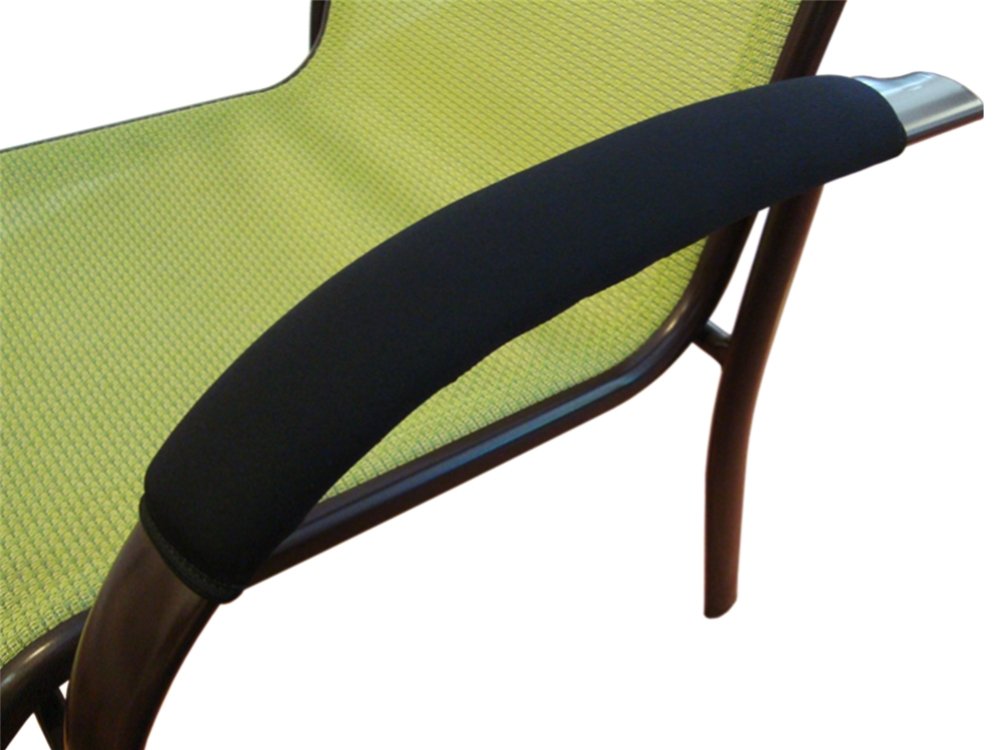 Ergo360 Soft Neoprene Chair Armrest Covers (Complete 2 Piece Set)