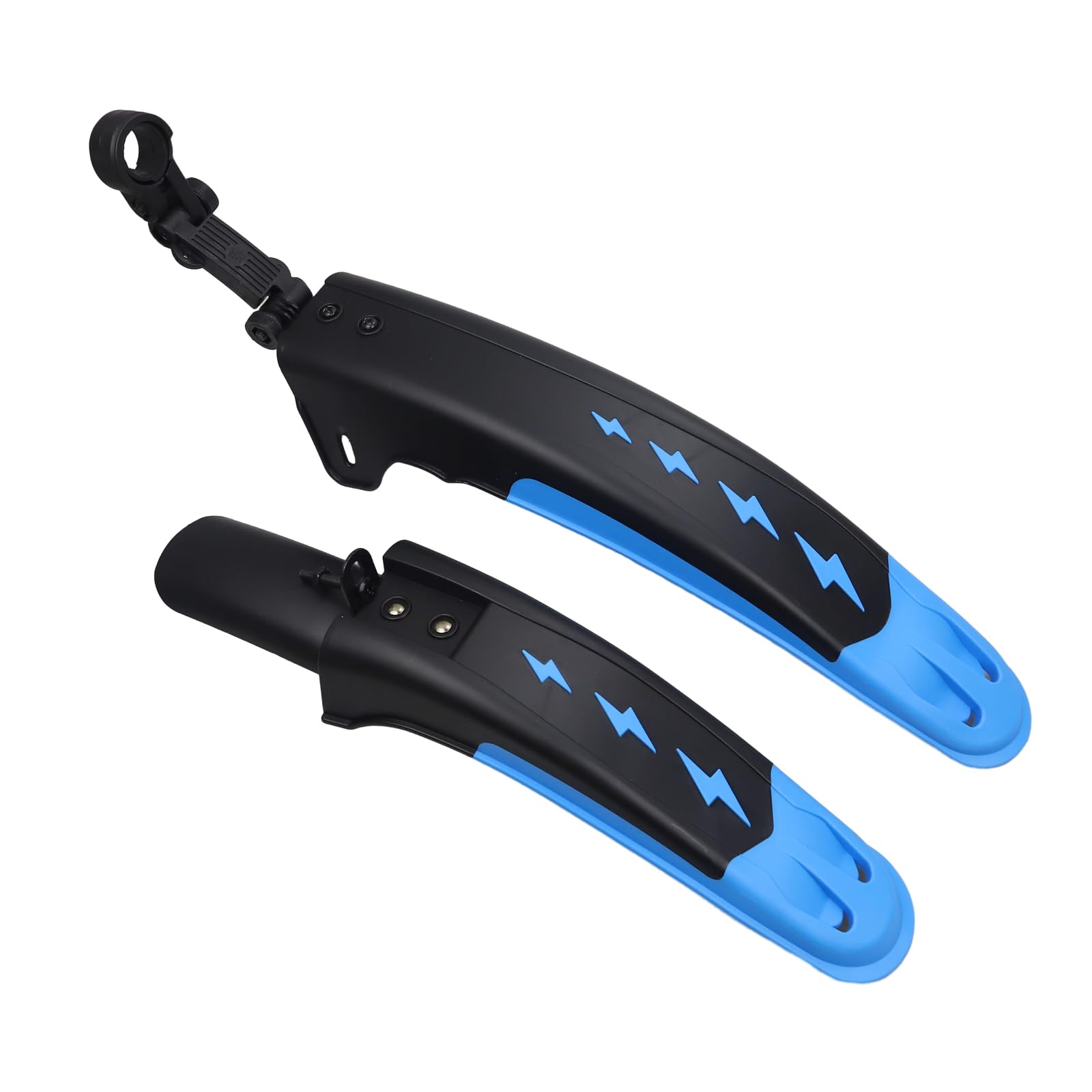 MAKELEN Bike Fender Set Mudguard Set Front and Rear 2 Parts-Universal Full Cover Thicken Widen Bicycle Adjustable Bike Fender Mud Guard Mudflap for MTB Road Bike Mountain Bike Black&Blue