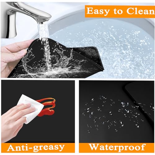 Washer and Dryer Top Protector, 23.6β x 19.7" Protective Silicone Rubber Mat for Washing Machine or Dryer, Washable Mat for Top of Washer or Dryer, Support Heat Washer or Dryer Mat for Laundry Room