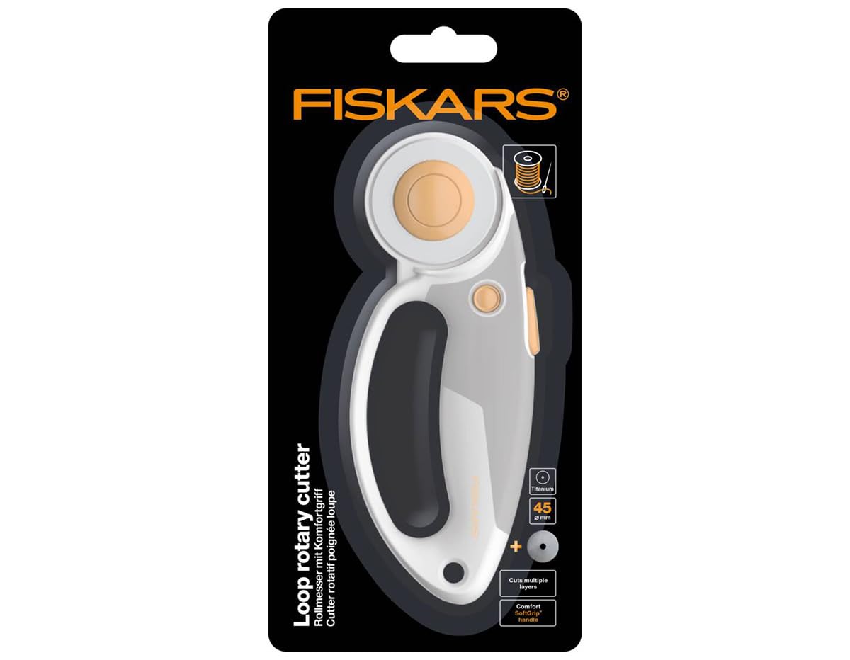 Fiskars 195210-1001 Contour Rotary Cutter, 45mm