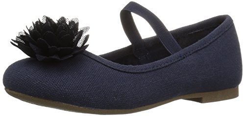 The Children's Place Baby-Girl's E TG UNI Kayla Uniform Dress Shoe, Navy, TDDLR 4 Toddler US Toddler