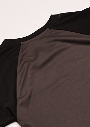 STX Little Boys Muscle Tank and T-shirt Set, Charcoal/Orange-SH55, 5/6