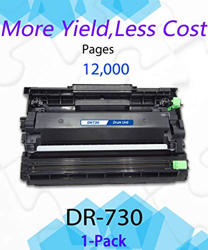 EASYPRINT (1x Drum Unit, Black) Compatible DR-730 Drum Unit DR730 Imaging Unit Used for Brother MFC-L2750DW MFC-L2710DW DCP-L2550DW HL-L2350DW L2390DW L2395DW HL-L2370DW HL-L2370DWXL Printer