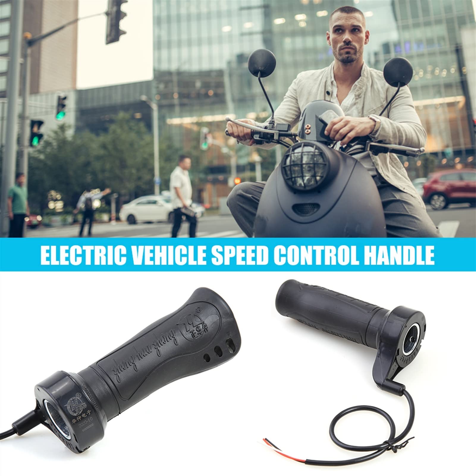 Bike Fender Electric E-Bike Twist Throttle Speed Handlebar Controller Electric Scooter Bicycle Cycling Throttle Grip Twist Speed Handlebar Mud Guards
