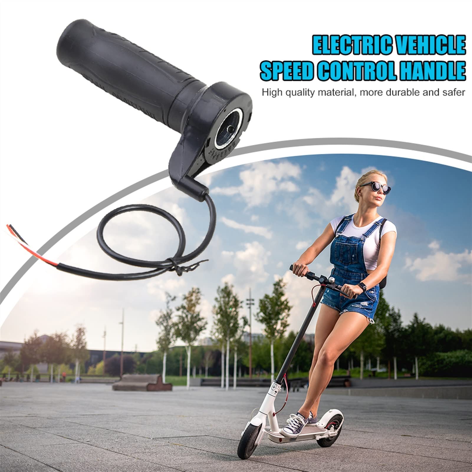 Bike Fender Electric E-Bike Twist Throttle Speed Handlebar Controller Electric Scooter Bicycle Cycling Throttle Grip Twist Speed Handlebar Mud Guards