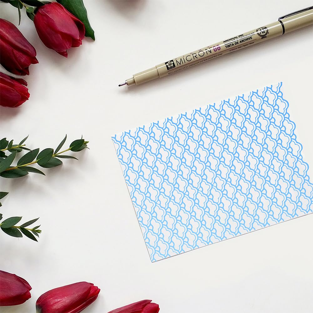 CRASPIRE Cloud Background Clear Rubber Stamp Regular Transparent Silicone Seals Stamp for Journaling Card Making DIY Scrapbooking Handmade Photo Album Notebook Decor 6.3 x 4.3inch