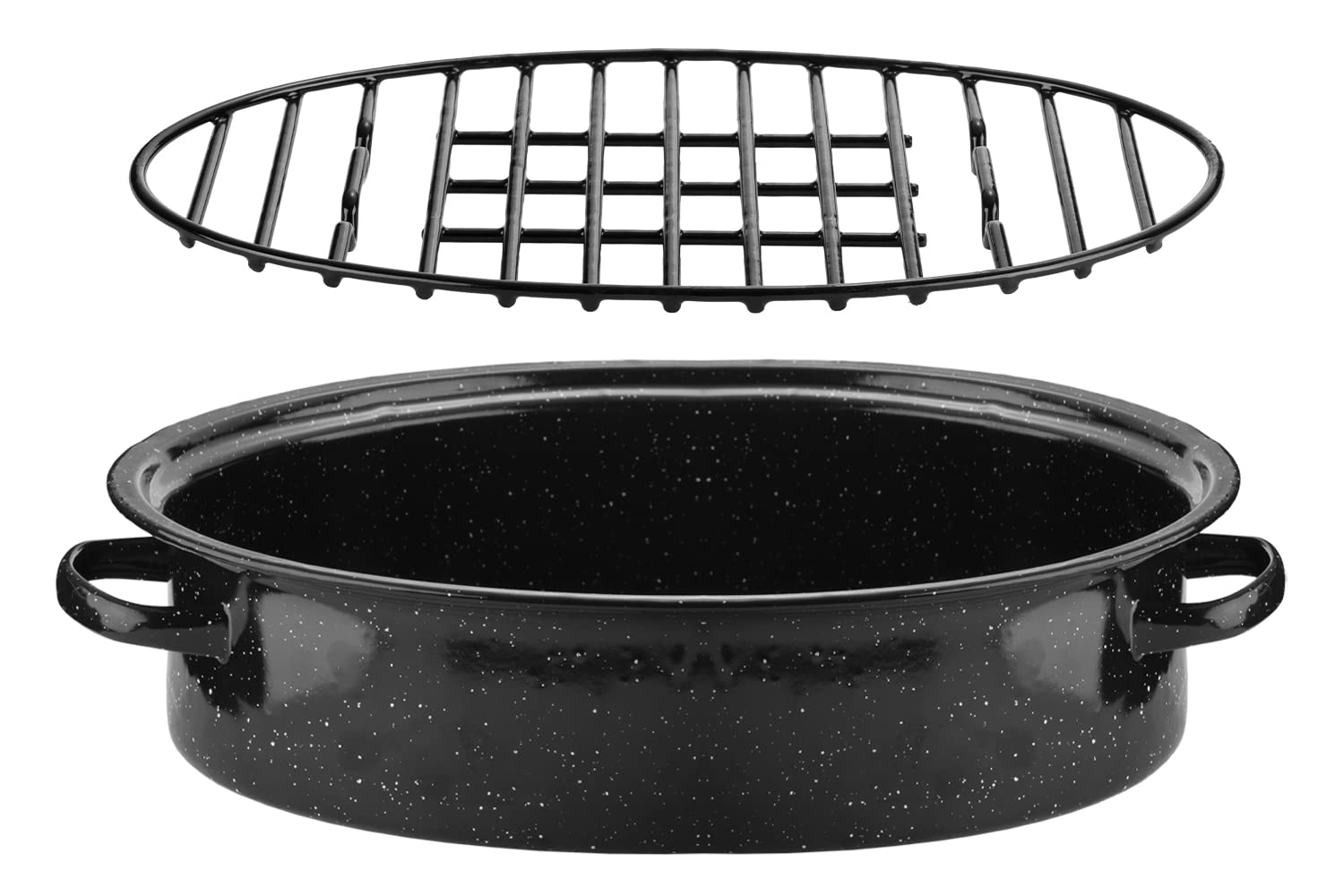 Roasting Rack with Integrated Feet, Cooling Drying Rack Kitchen Rack With Enameled Coating, PTFE Free, Great for Cooking, Roasting, Drying, Grilling, 12inch*8.5inch by KENDANE