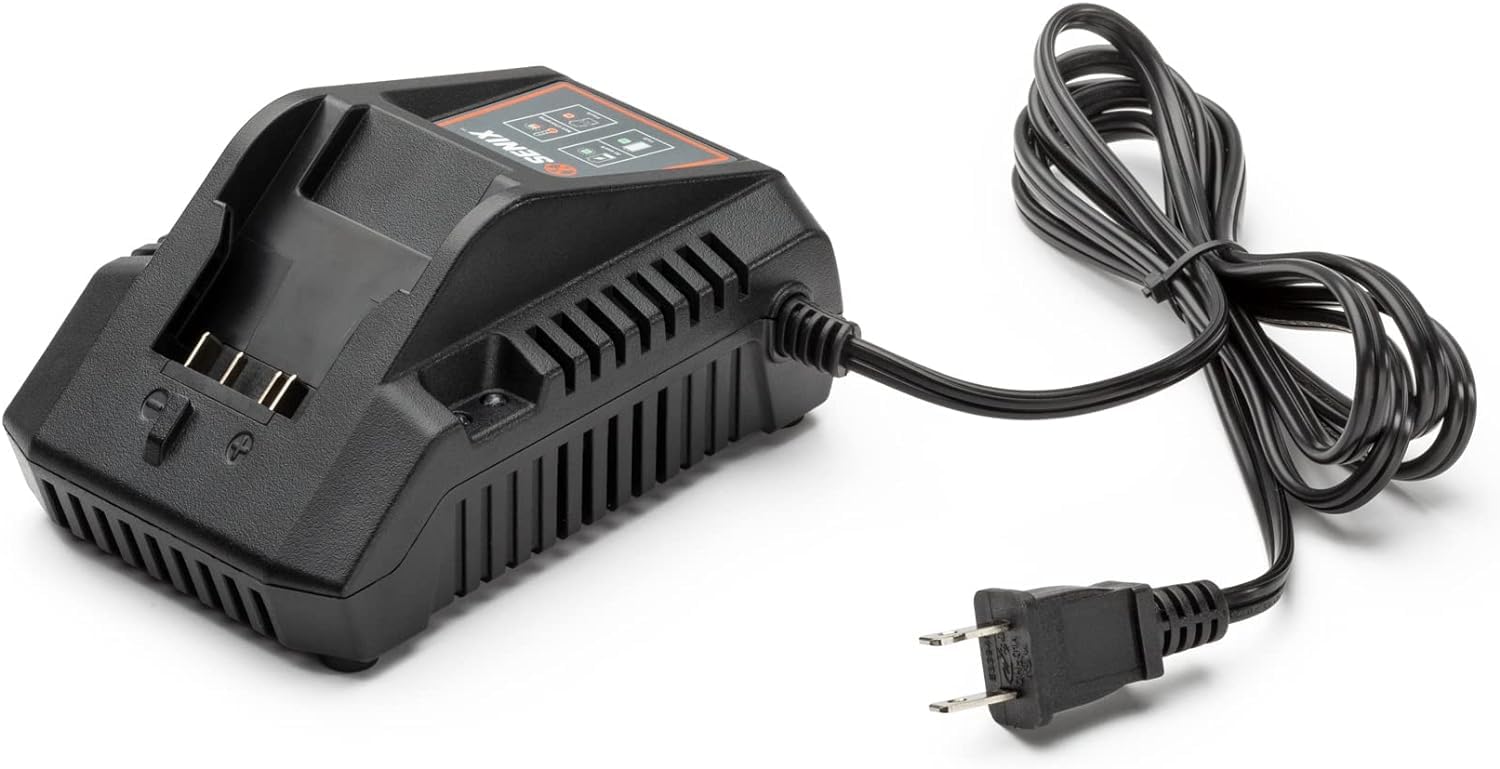 SENIX X2 20 Volt Max* 4-1/2-Inch Brushless Angle Grinder Tool, 8500 RPM Max, 3-Position Auxiliary Handle, Spring-Loaded Safety Slide Switch, 2.5 Ah Battery and Charger Included (PAX2115-M2)