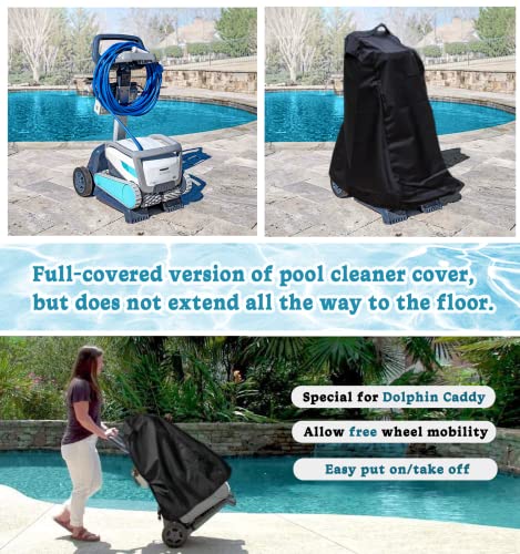 9991794-R1 Pool Cleaner Classic Caddy Cover, Fits for Dolphin Robotic Cleaner Caddy & Many Brands of Robotic Pool Vacuum Cleaners Caddy